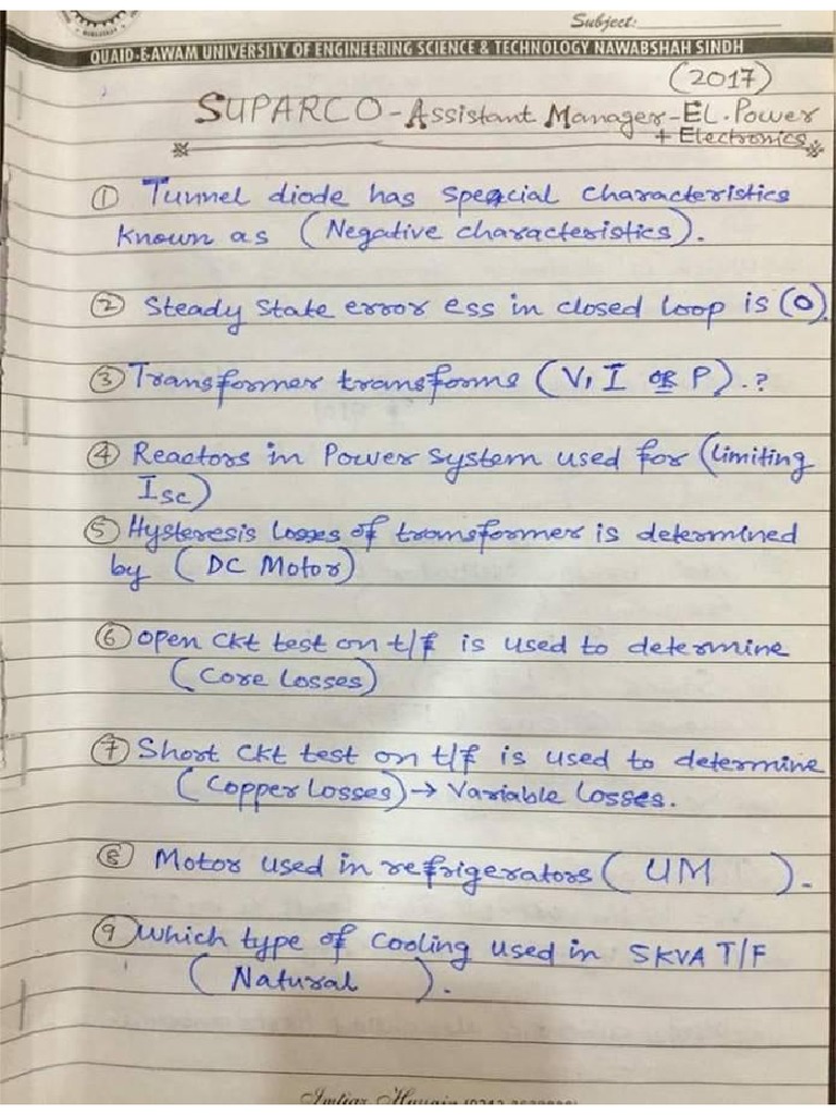 Suparco Test Queestions | PDF