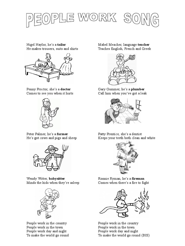 Song Work People | PDF