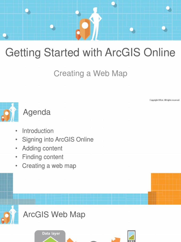 Getting Started With Arcgis Online: Creating A Web Map | PDF