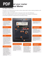 User Guide To LCD Screen Displays: Edmi MK 10 Electricity Meter | PDF | Ac Power | Metrology
