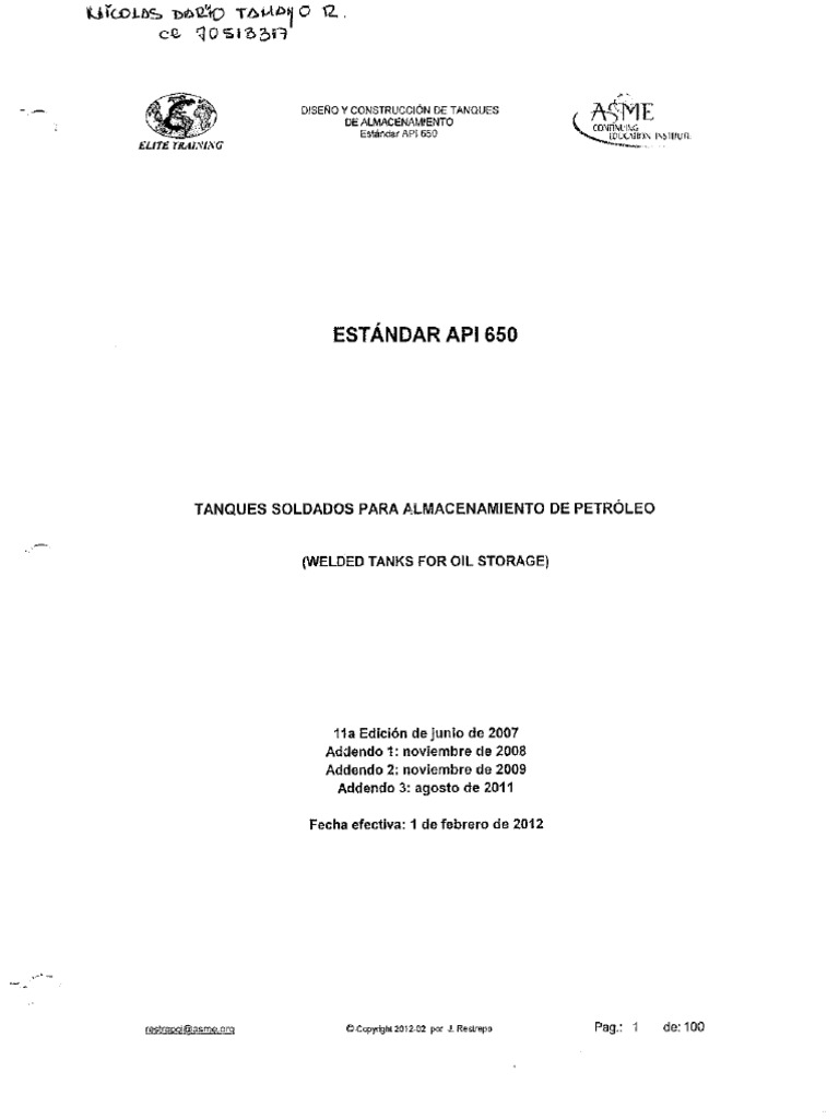 Api 650 12th Edition Pdf Free Download