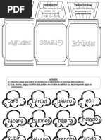 Palabras Agudas Graves Esdrujulas | PDF | Vocal | Voz humana