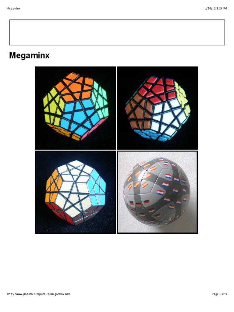 Megaminx Tutorial | PDF | Recreational Mathematics | Logic Puzzles
