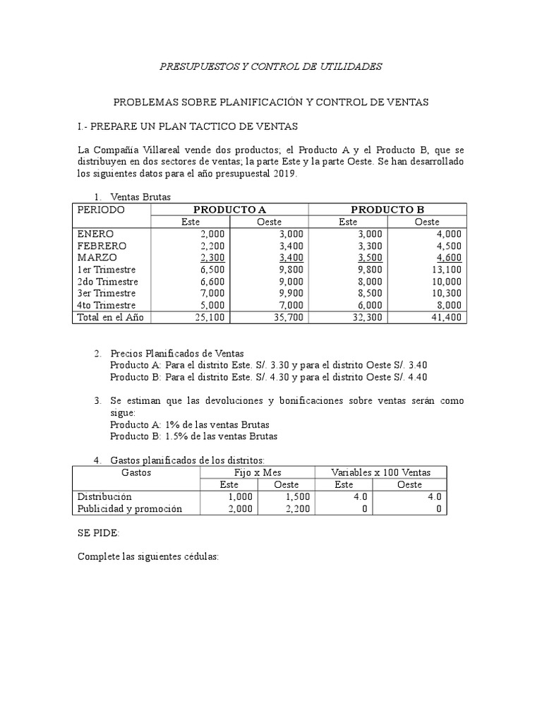 Problemas de Ventas | Descargar gratis PDF | Business