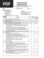 Enema Administration Checklist | PDF | Human Feces | Constipation
