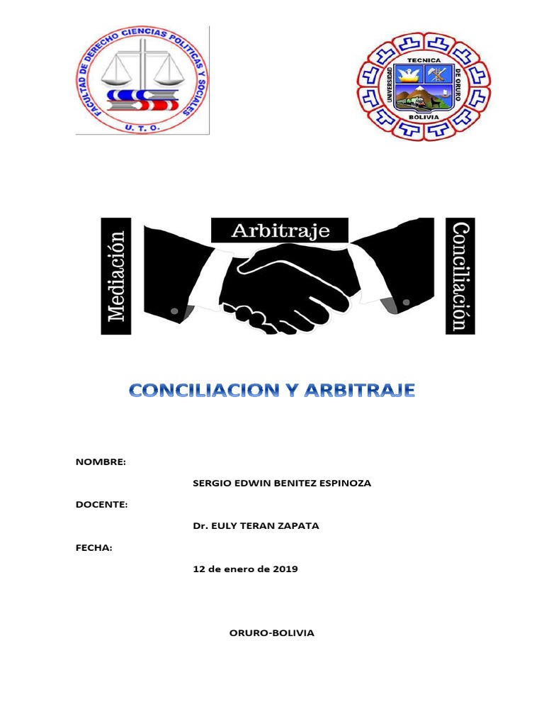 Conciliacion y Arbitraje | PDF