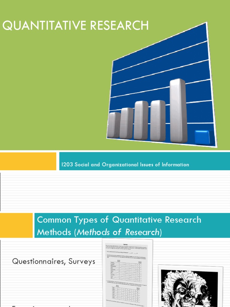 Types of Quantitative Research | PDF | Experiment | Psychology