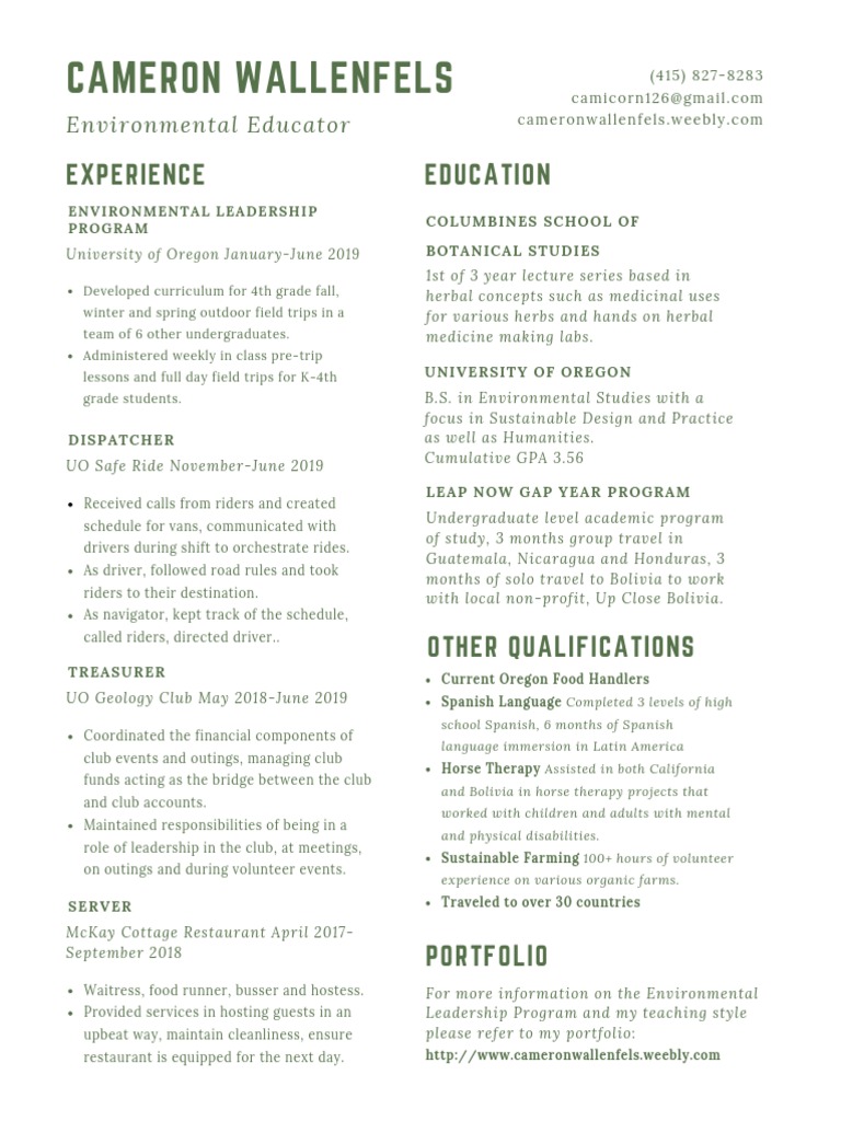 Education Resume | PDF | Learning | Behavior Modification