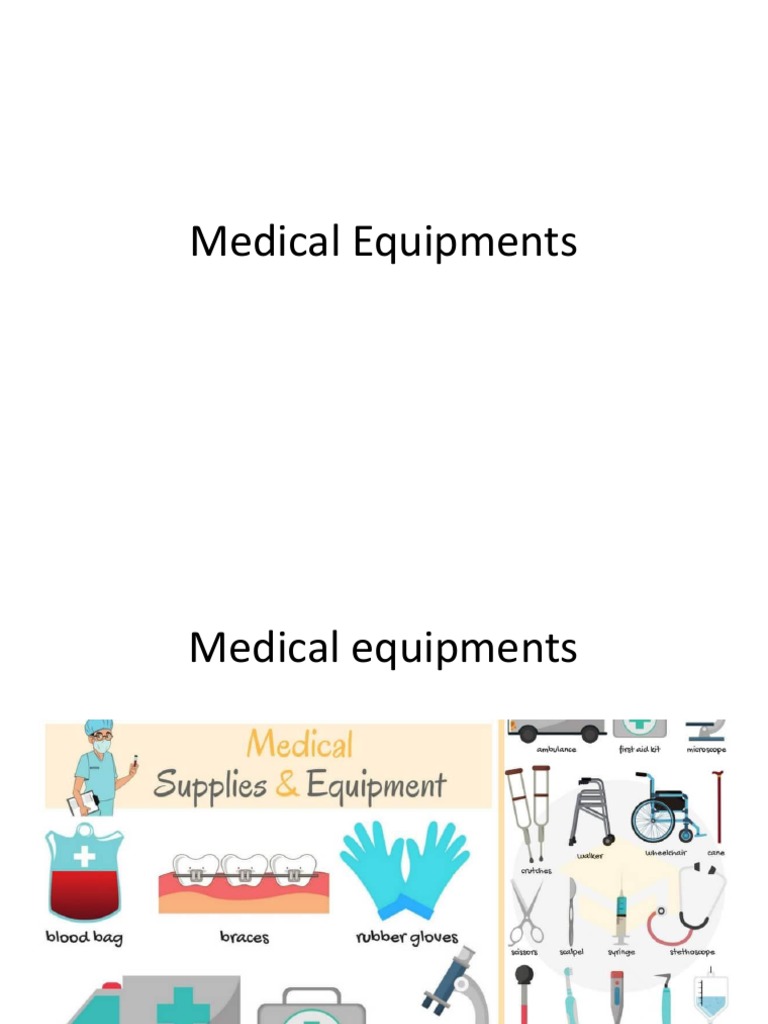 Medical Equipments | PDF | Languages | Language Arts & Discipline