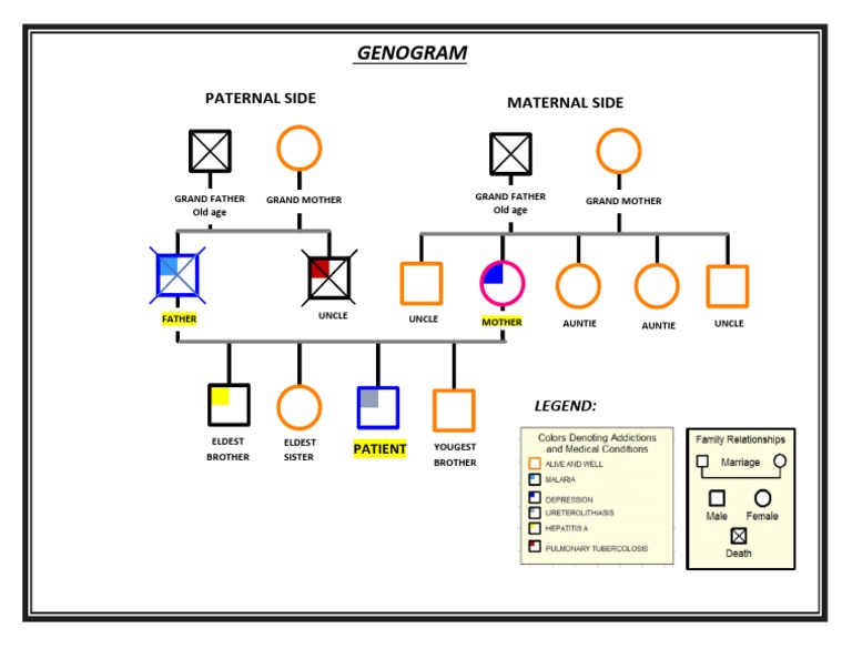Genogram: Paternal Side Maternal Side | PDF