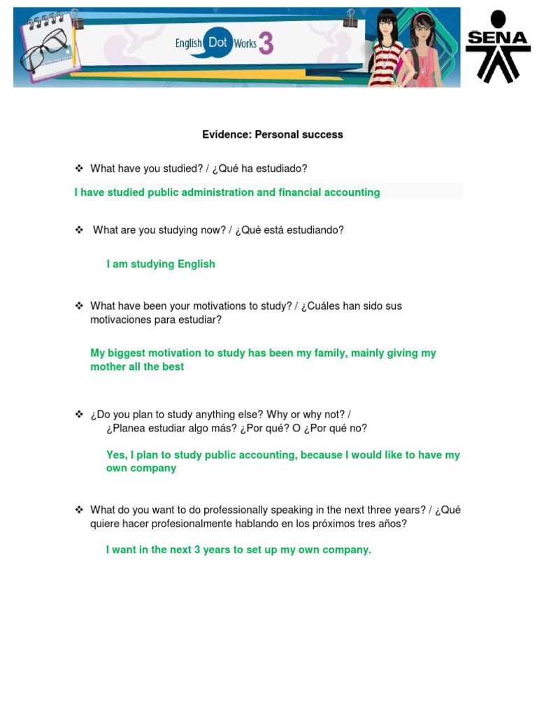Personal Success Through Education Goals | PDF | Self-Improvement