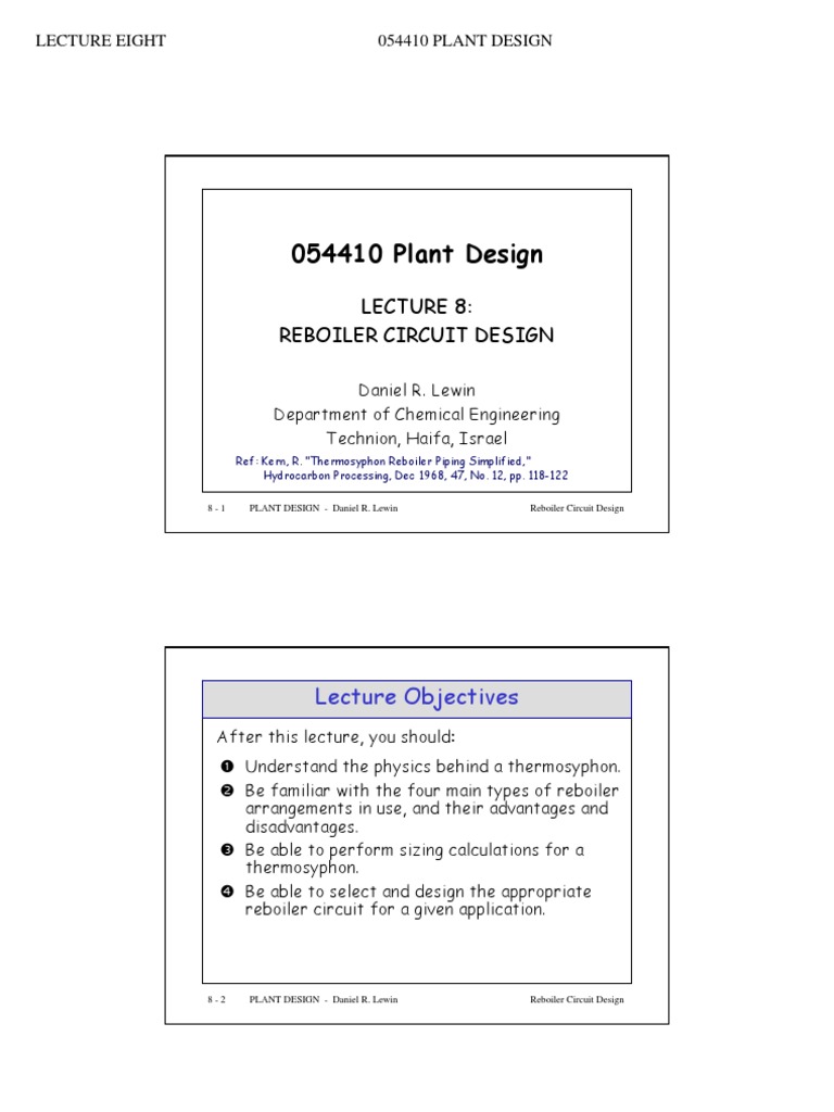 Understanding Reboiler Circuit Design: A Comparison of Once-Through ...