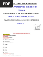Instructivo Proyecto Pedagogico Individual para La Inclusion Ppi | PDF | Inclusión (Educación ...