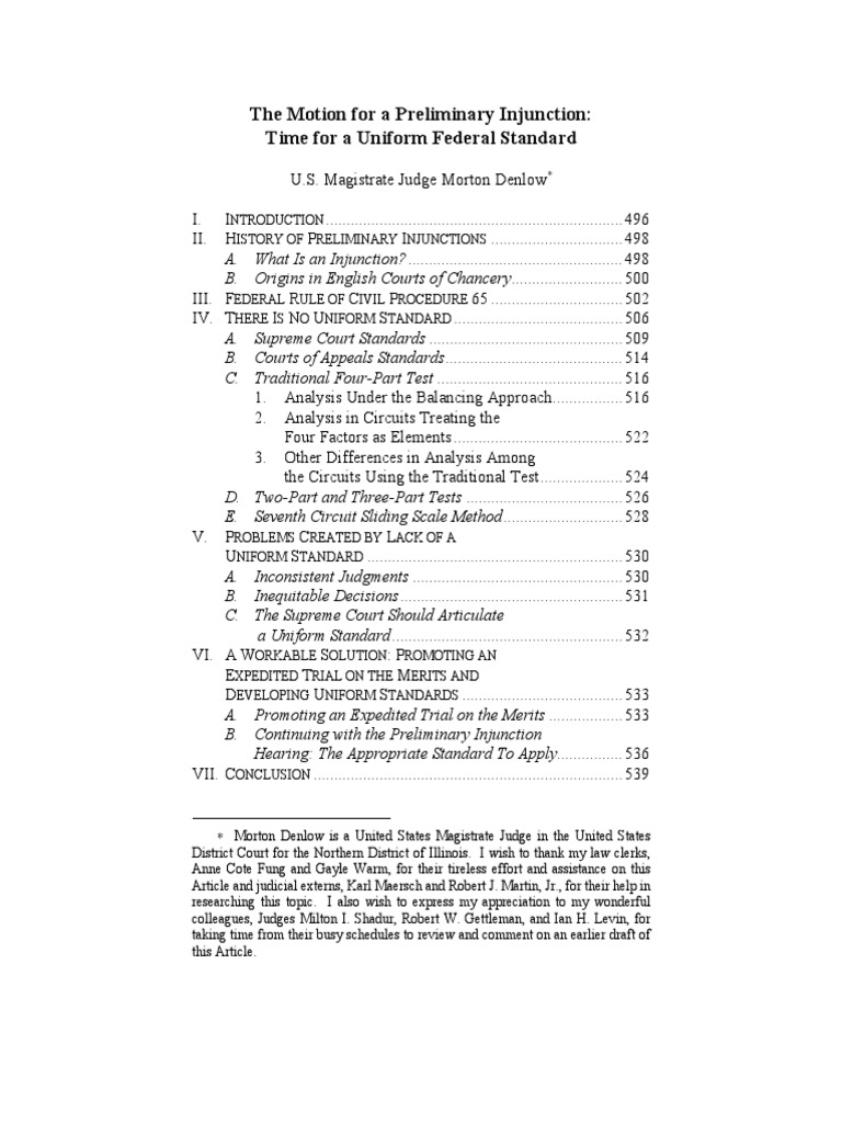 Injunctive Relief | PDF | Equity (Law) | Injunction