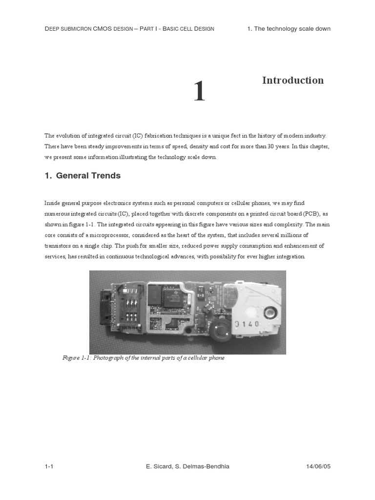Deep Submicron CMOS Cell Design | PDF | Electronics | Electronic ...