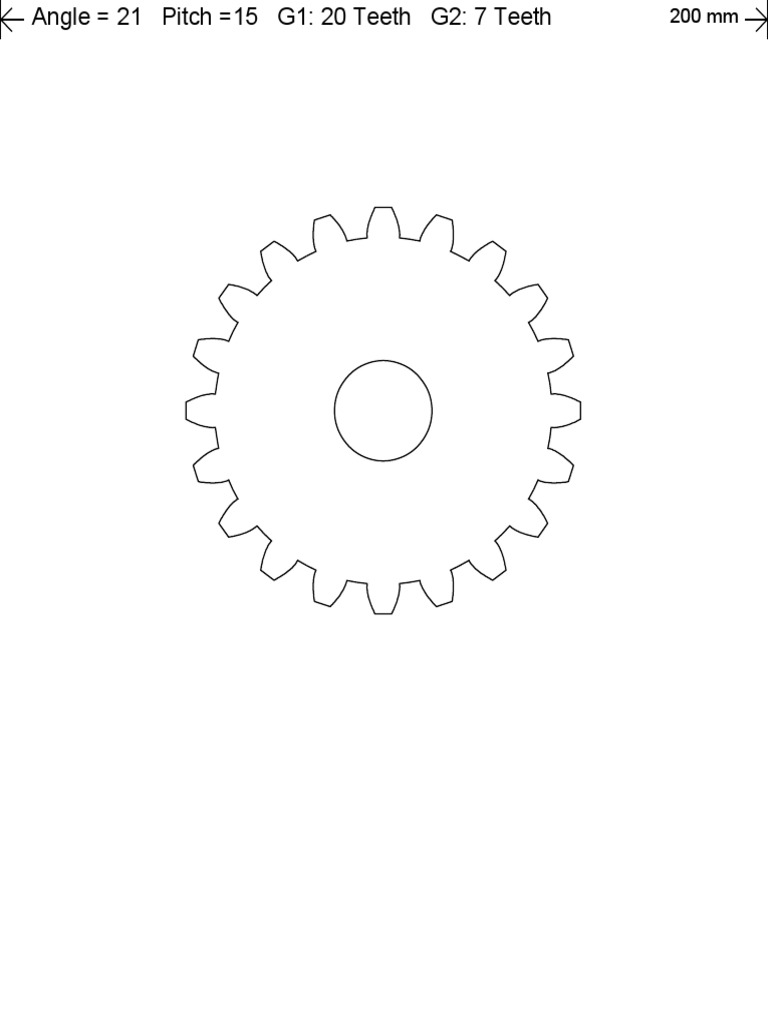 Generador de Plantillas para Engranajes PDF | PDF