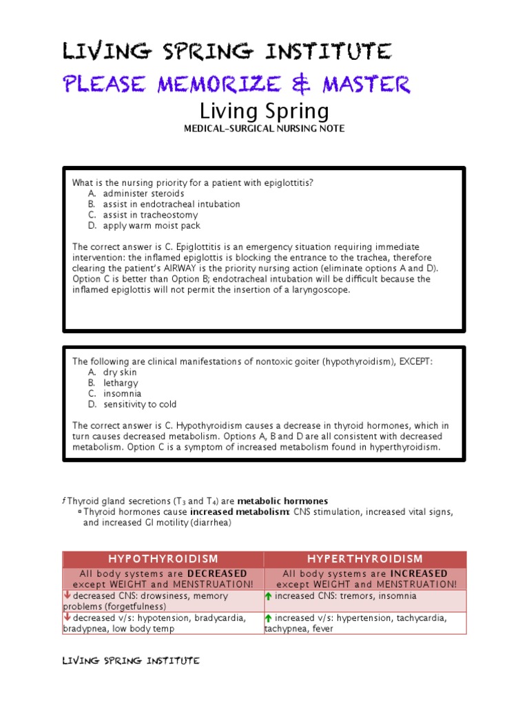 Nclex Past Questions | PDF | Cerebrospinal Fluid | Gout