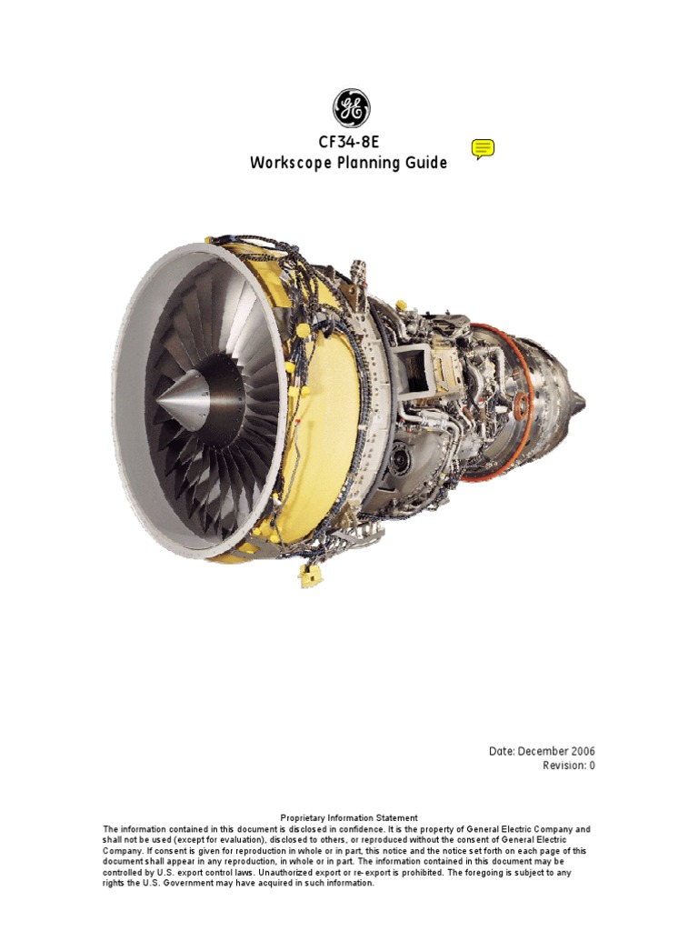 Cf34-8e WSPG | PDF | Reliability Engineering | Engines