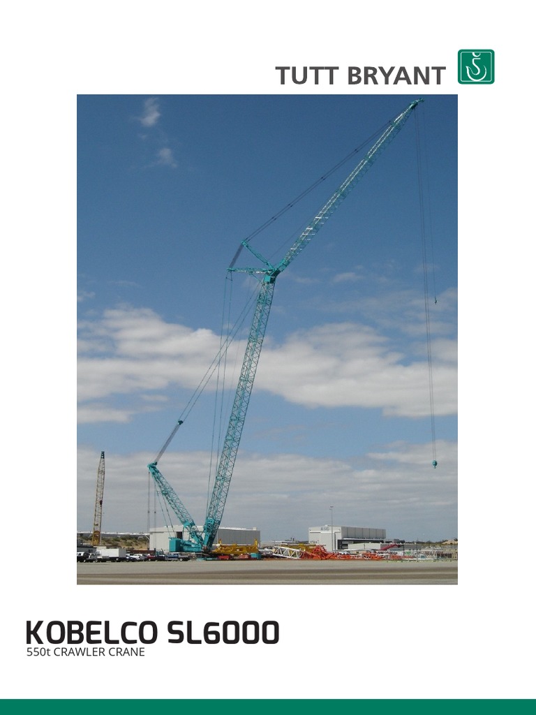 SL6000 Load Chart | PDF | Crane (Machine) | Heavy Equipment