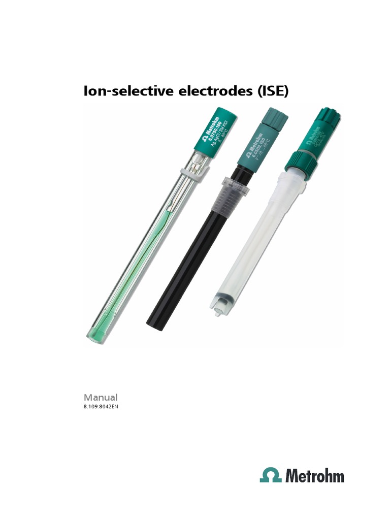 Ion-Selective Electrodes (ISE) : Manual | PDF | Buffer Solution ...