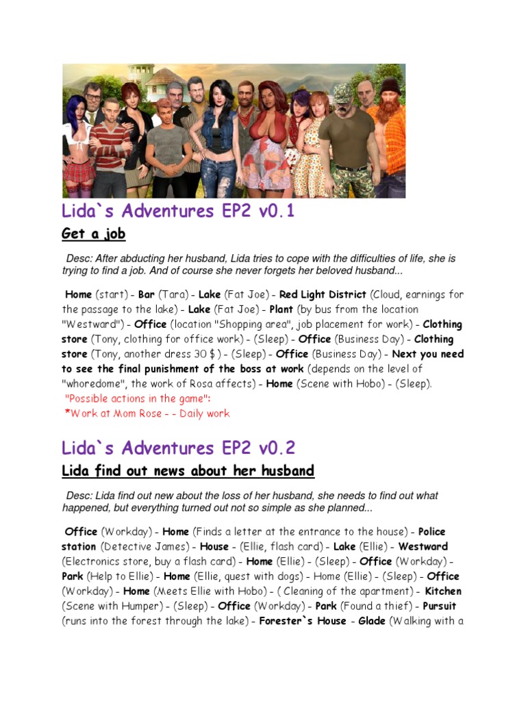 Lidas Adventures Walkthrough EP2 | PDF
