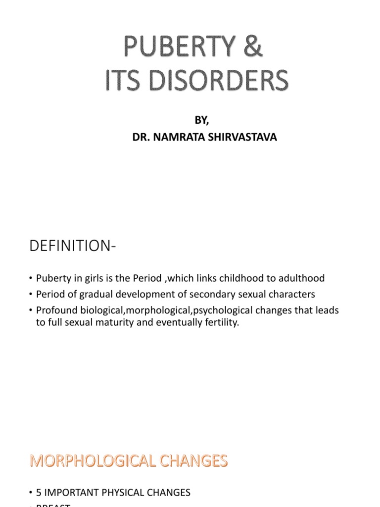 Puberty And Its Physical Changes Explained Pdf Puberty Women S Health