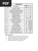 Rental Quotation For Scaffolding | PDF