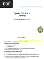 Indirect Contempt Rule 71 | PDF | Contempt Of Court | Bail