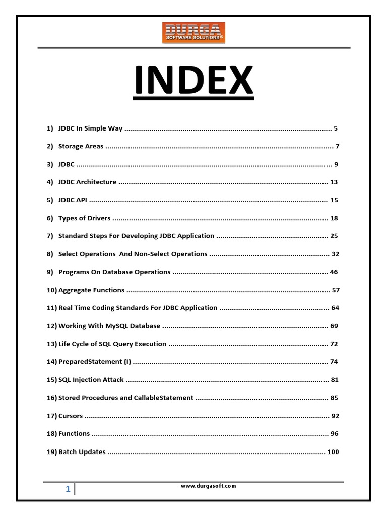 Complete JDBC Material Part1 | PDF | Application Programming Interface ... Complete JDBC Material Part1 | PDF | Application Programming Interface ...