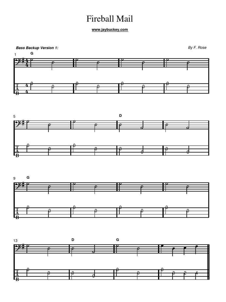 Fireball Mail: Bass Backup Version 1 | PDF