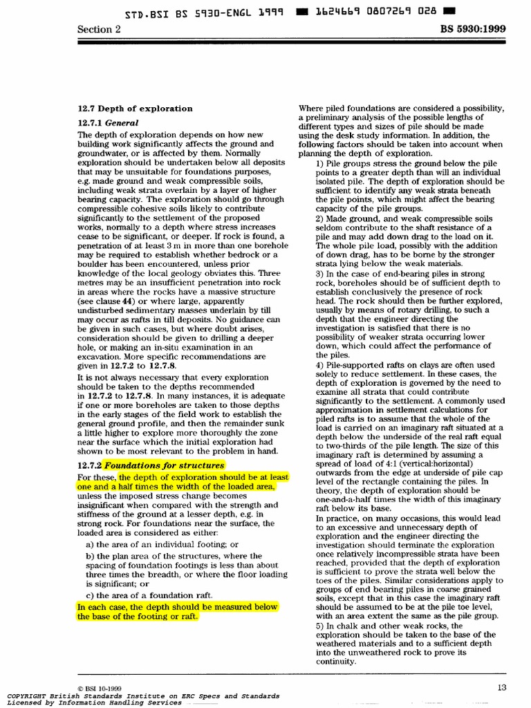Pages From BS5930 | PDF | Deep Foundation | Civil Engineering