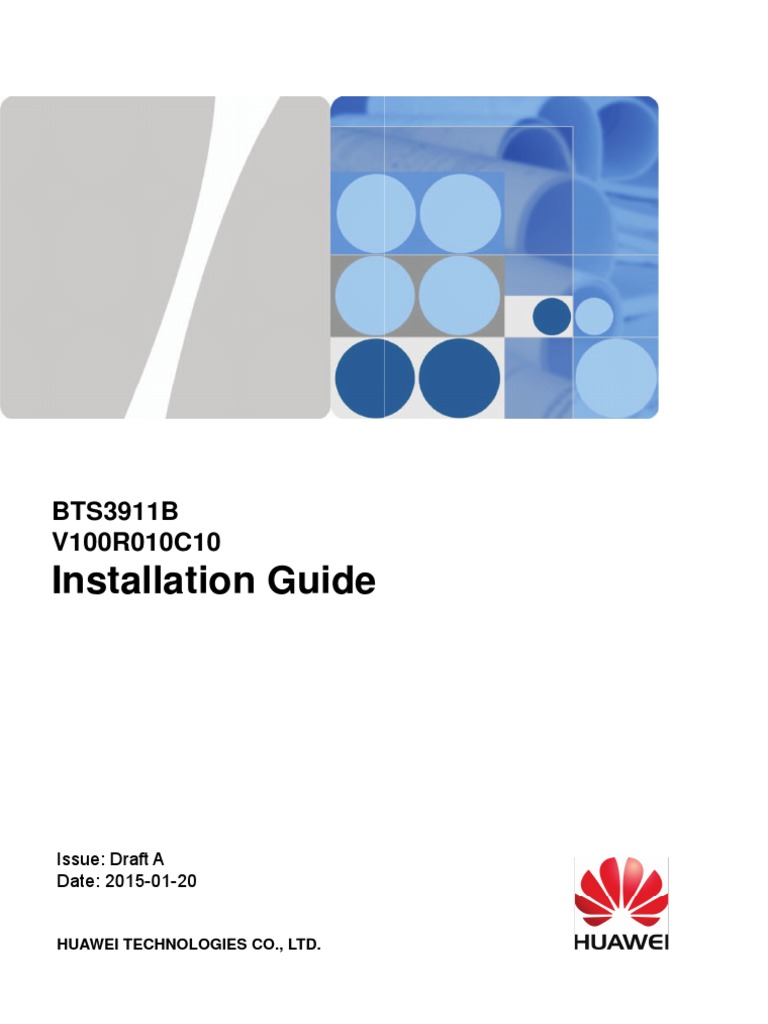 User-Manual-BTS3911B User Manual (Pico BTS) by Huawei Technologies | PDF | Electromagnetic ...