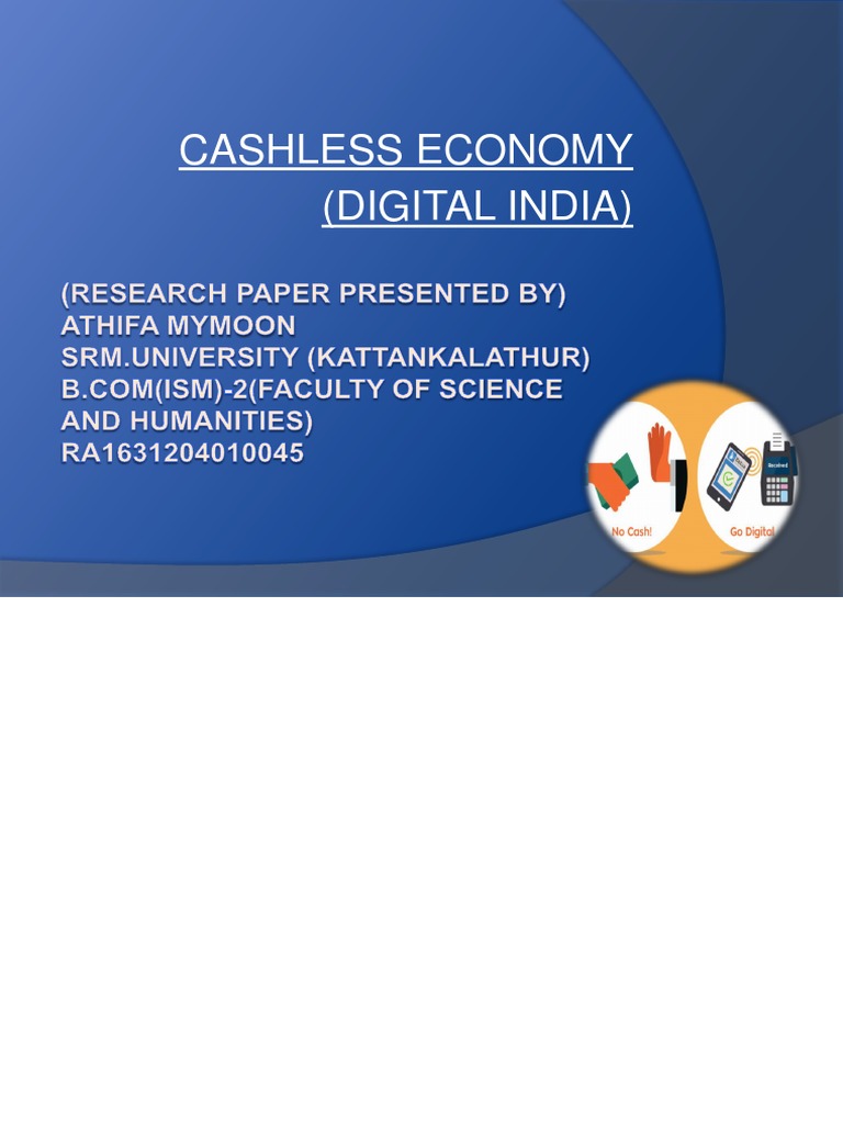 Cashless Economy Research | PDF | Payment System | Banks