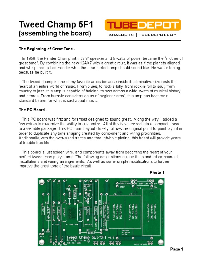 PCB 5e3 | PDF | Amplifier | Resistor