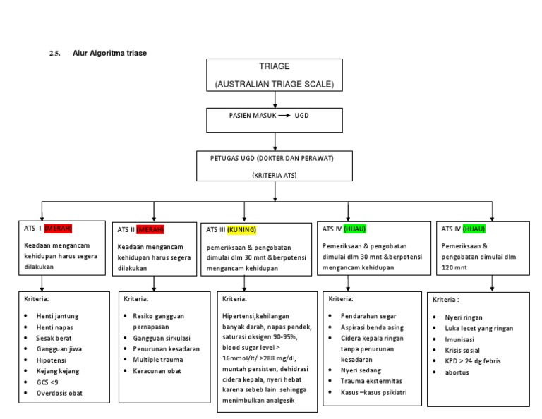 Algoritma Triase Australian di UGD | PDF