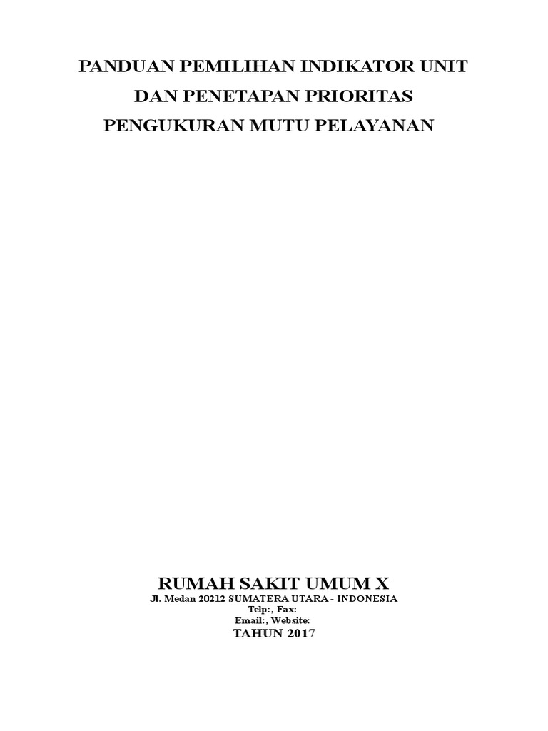 Panduan Pemilihan Indikator Unit | PDF