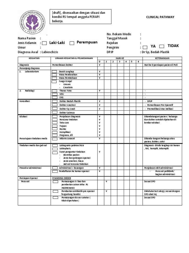 Clinical Pathway Spbp-Re | PDF