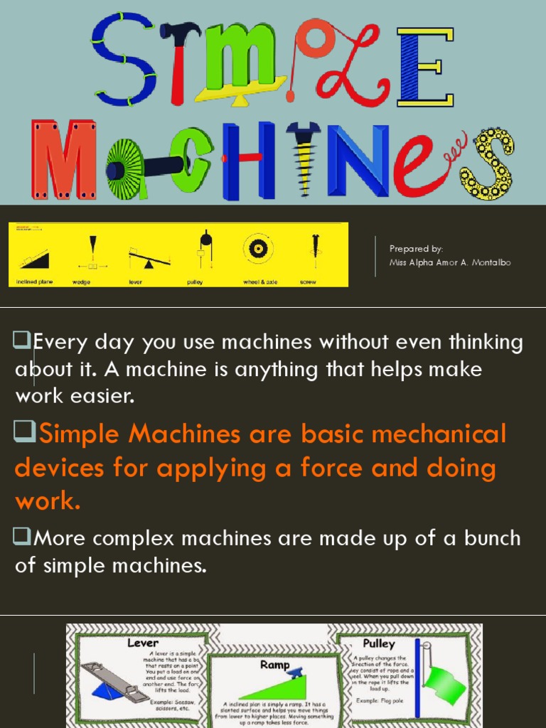 Understanding Simple Machines | PDF | Travel | Home & Garden