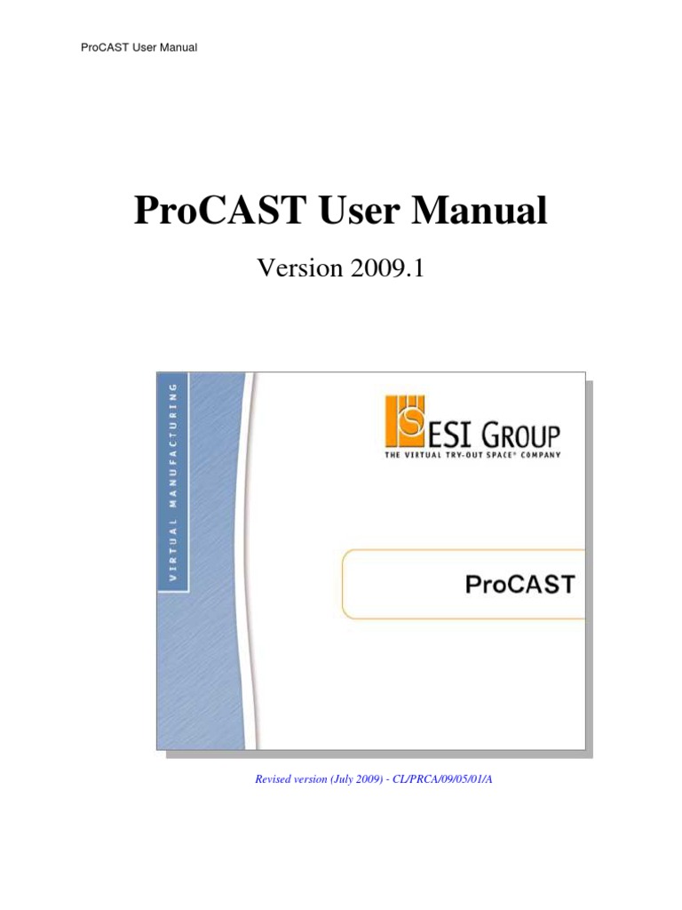 Pro Cast 20091 | PDF
