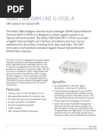 NOKIA G-010G-P: Gpon Ont With 1ge Port | PDF | Computing | Internet ...