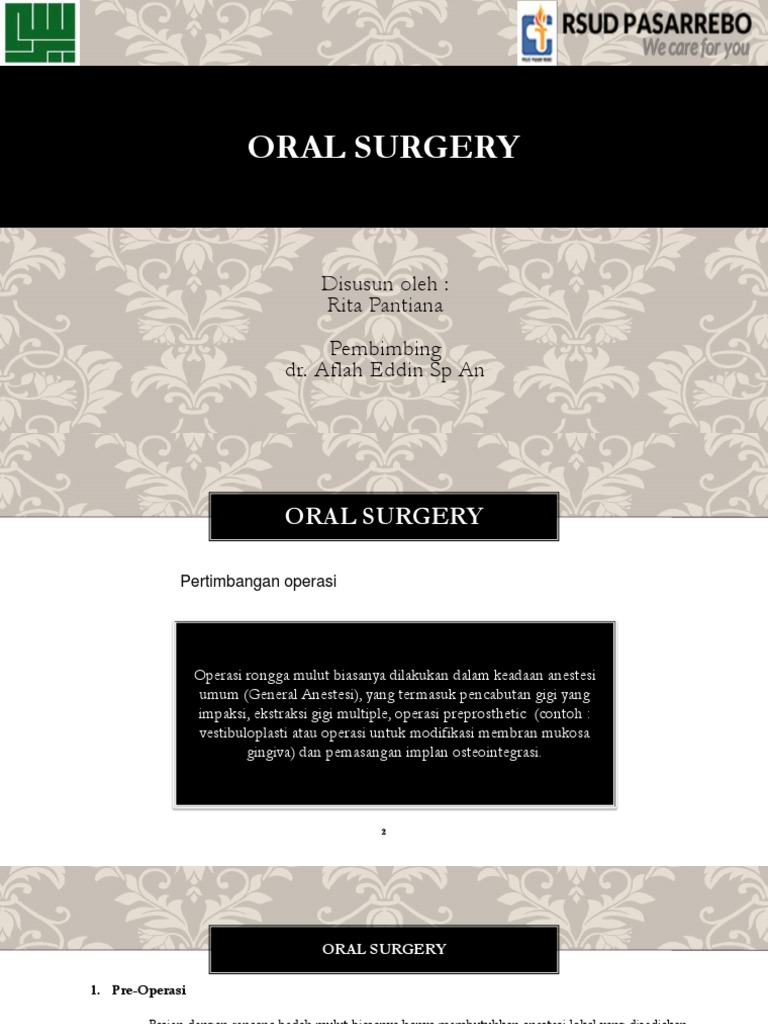 Bedah Mulut | PDF