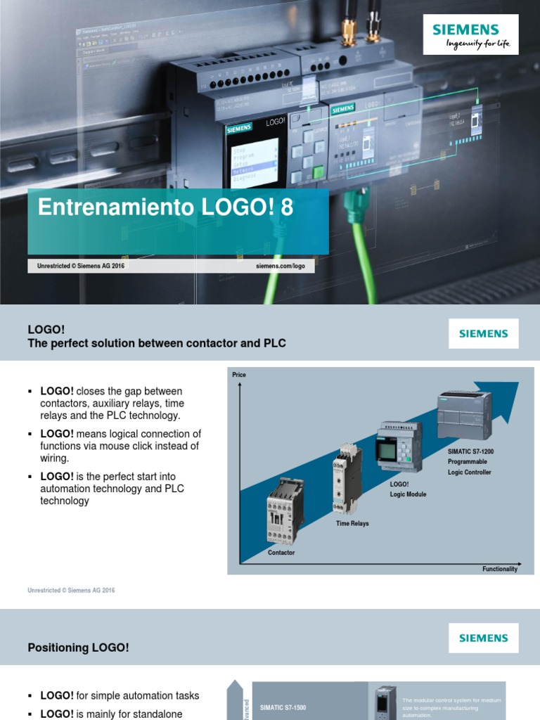 Logo8 Entranmiento 2018 Alumnos | PDF | Programmable Logic Controller ...