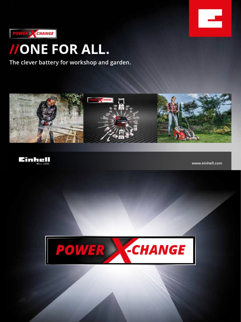 Einhell PowerXChange Flyer 01 en | PDF | Rechargeable Battery ...