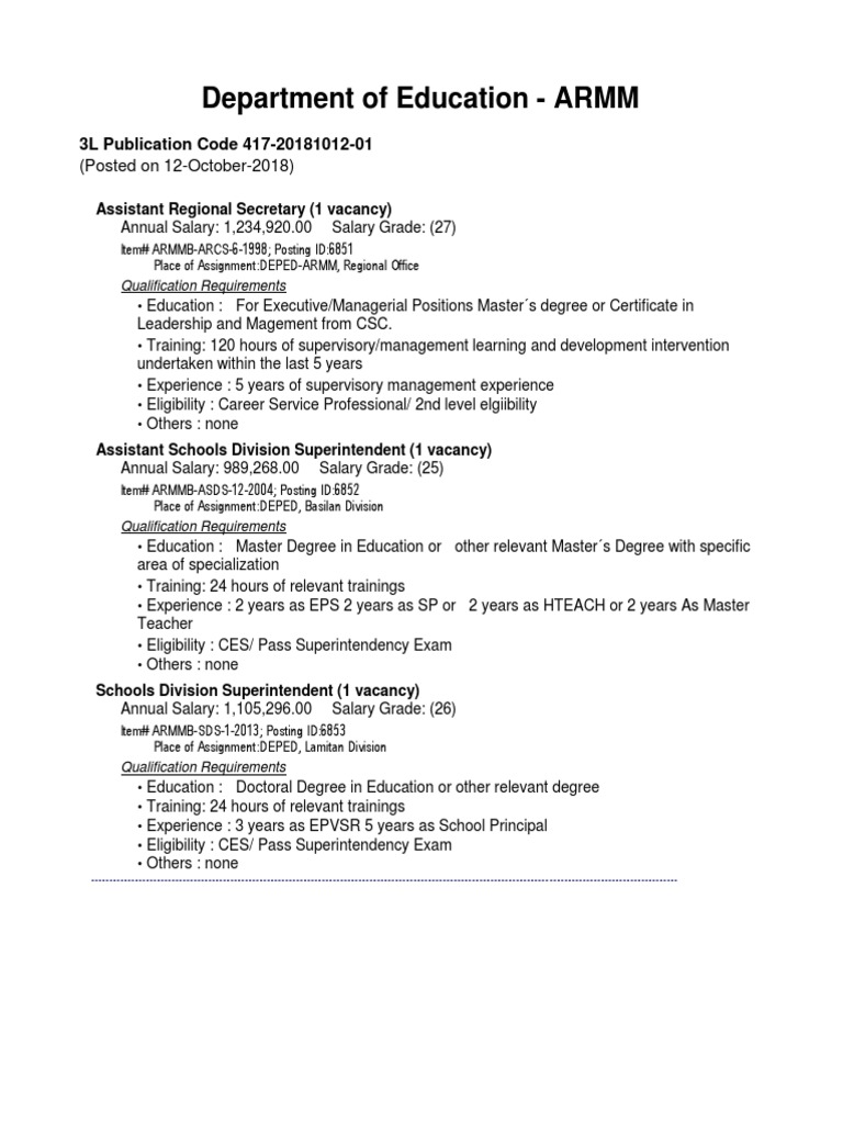 Deped Armm | PDF | Educational Assessment And Evaluation | Academia