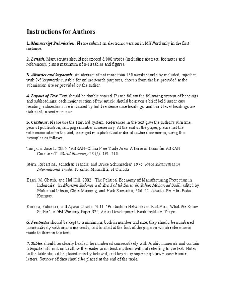 Instructions For Authors - Ref | PDF | Acronym | Letter Case
