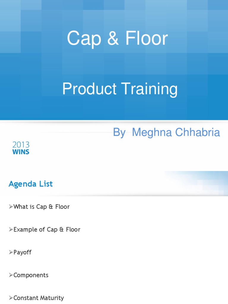 Cap & Floor | PDF | Swap (Finance) | Financial Markets