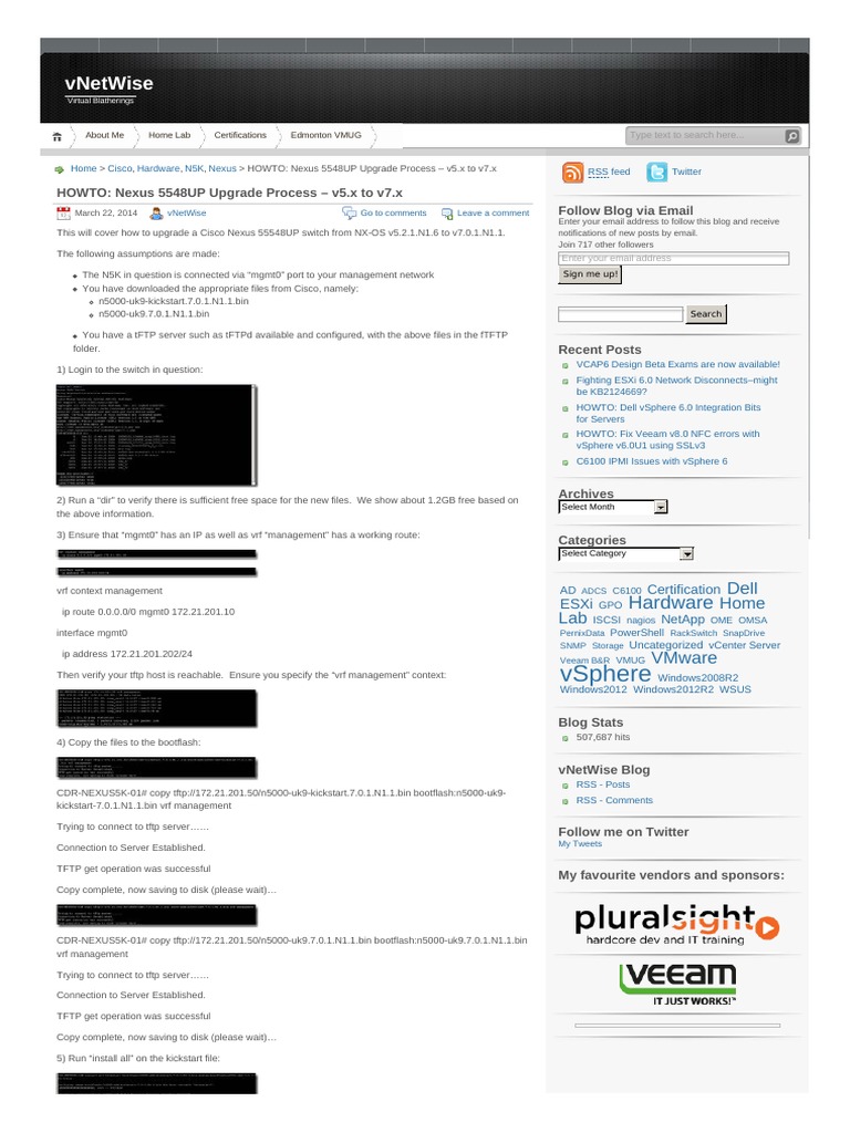 Upgrade Nexus | PDF | Server (Computing) | Http Cookie
