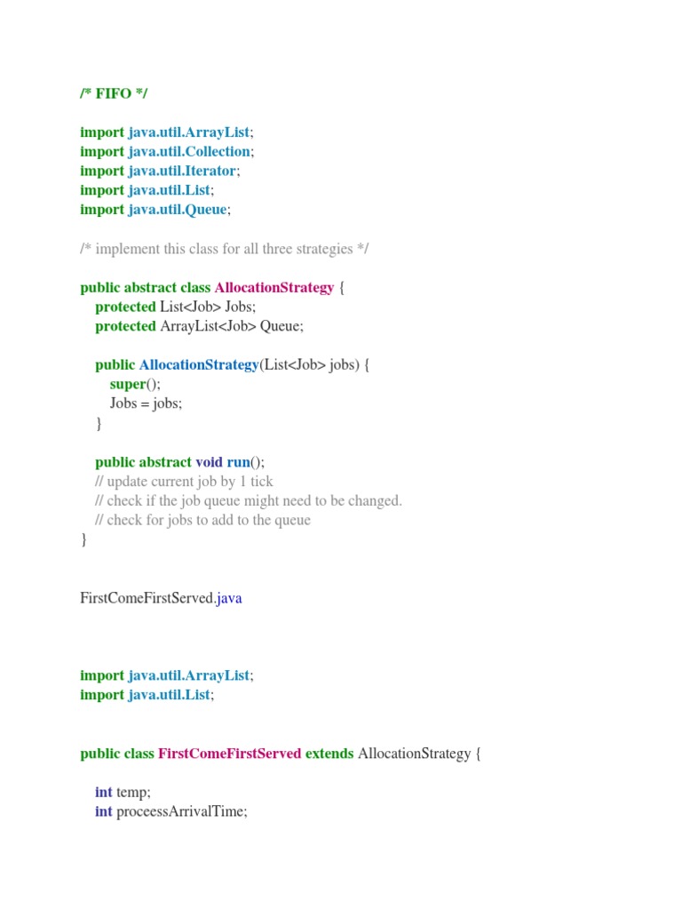 Java FIFO | PDF | Queue (Abstract Data Type) | Filename