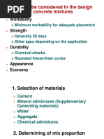 Concrete Mix Design - Tables | PDF