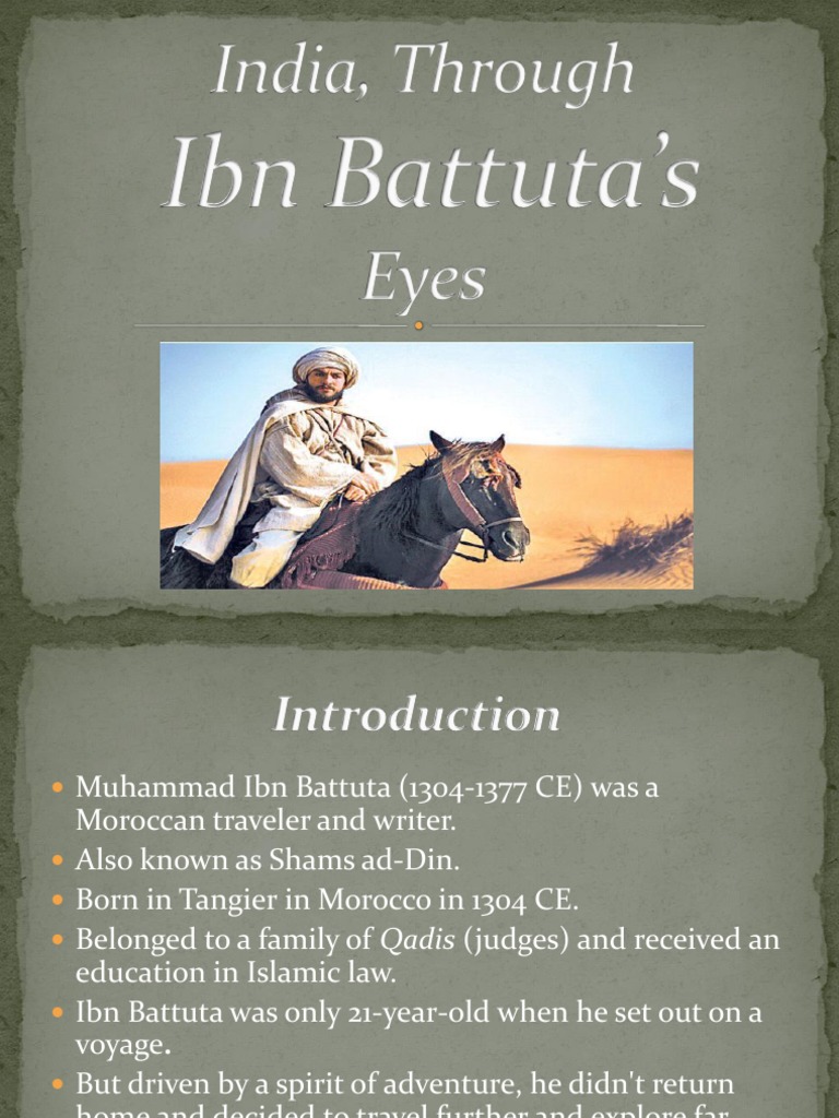 Ibn Battuta | PDF | Foods